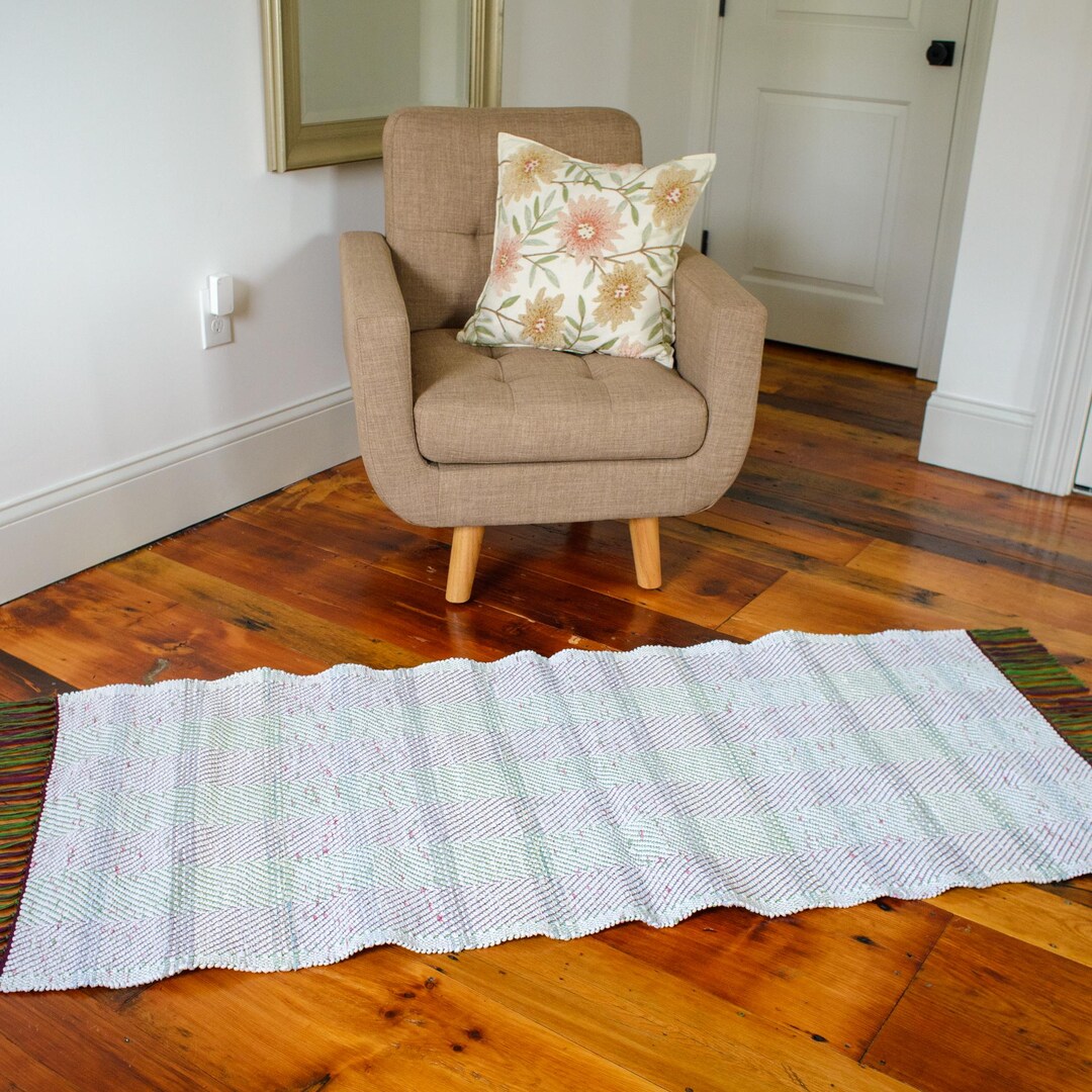 Blend in #4 a Handcrafted, Upcycled 100% Cotton Rag Rug, Featuring a ...