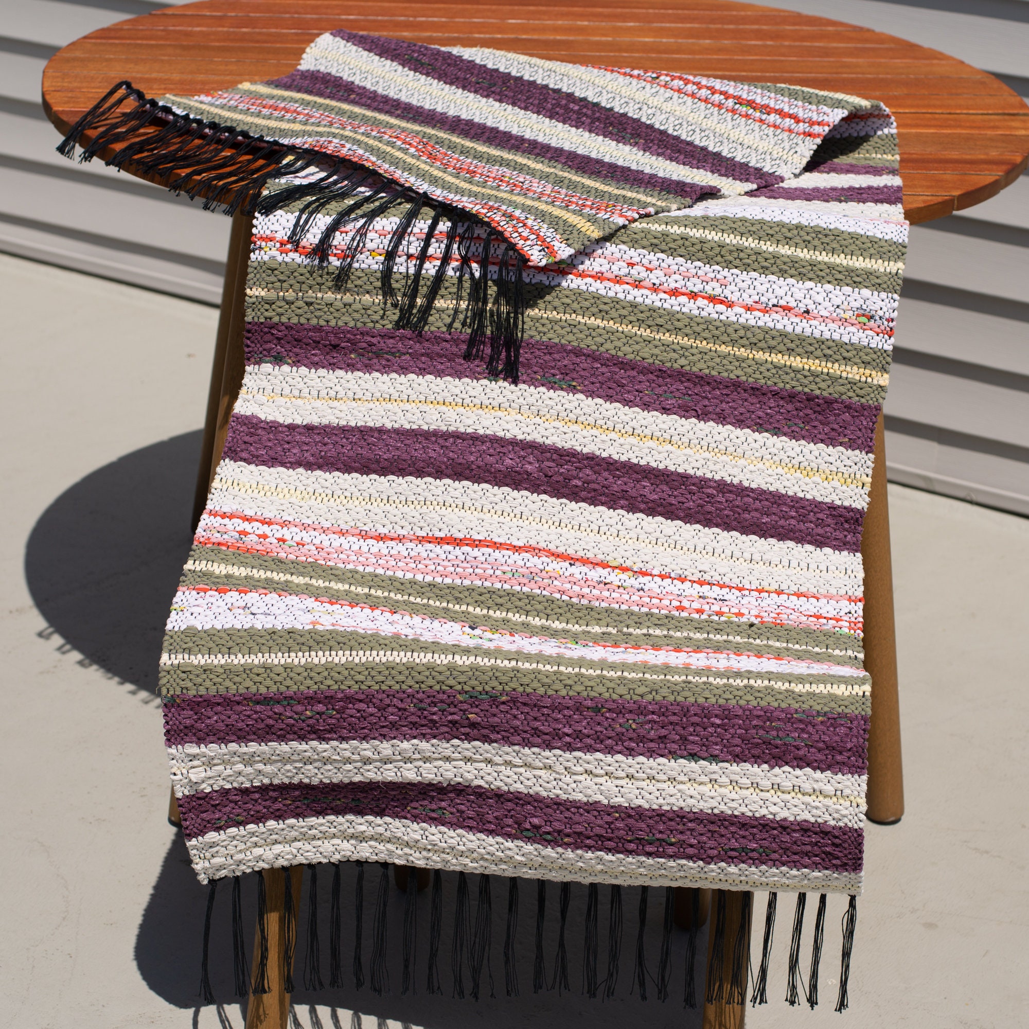 Swedish Rag Rug fall Colors - Etsy