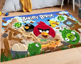 Birds Area Rug | Etsy