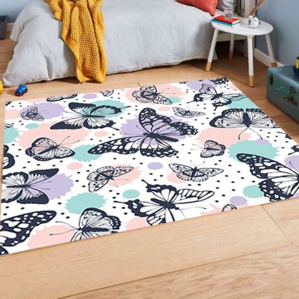 Butterfly Rug - Etsy