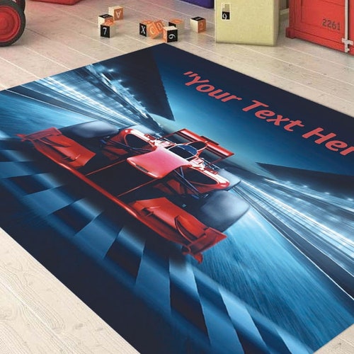 Formula 1 Kids Rug Race Car Toddler Carpet Toddler Rug Boy - Etsy