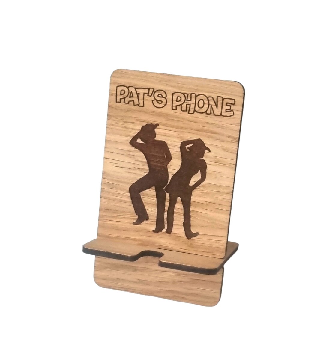 Line Dancing Phone Stand Personalised Line Dancer Phone Stand Phone ...