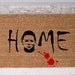 Michael Myers Home Doormat Halloween Doormat Blood Splatter Mat ...