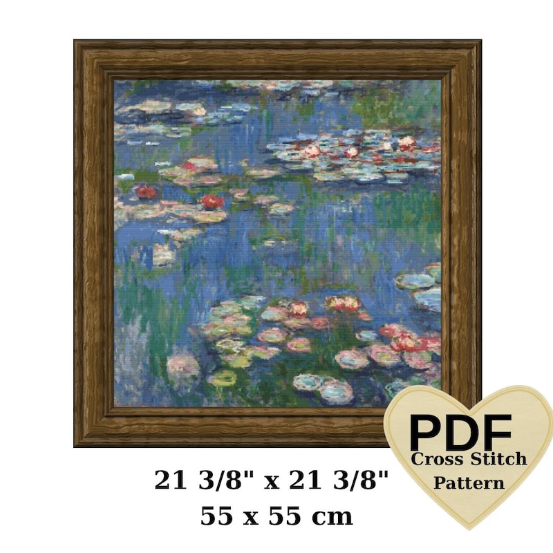 Monet Cross Stitch - Etsy