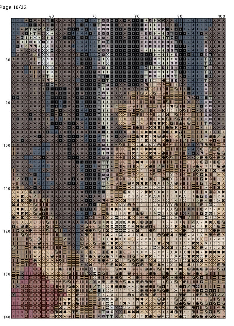 Primavera by Sandro Botticelli Cross Stitch Pattern, Modern Cross ...