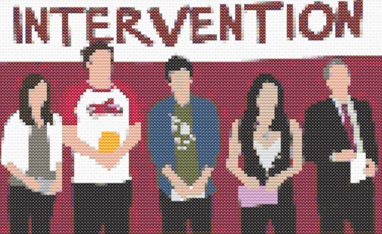Intervention Himym Cross Stitch Pattern, Comic TV Series, How I Met ...
