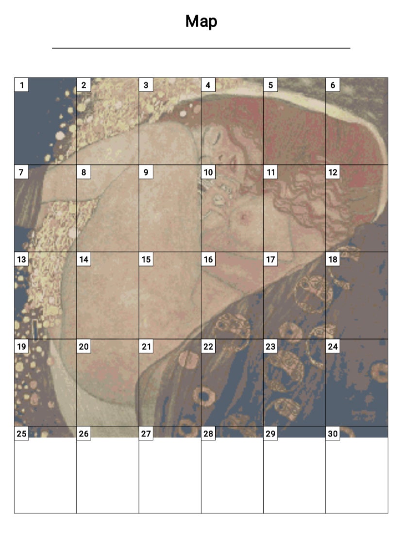 Cross Stitch Pattern Danae Gustav Klimt Embroidery Counted - Etsy