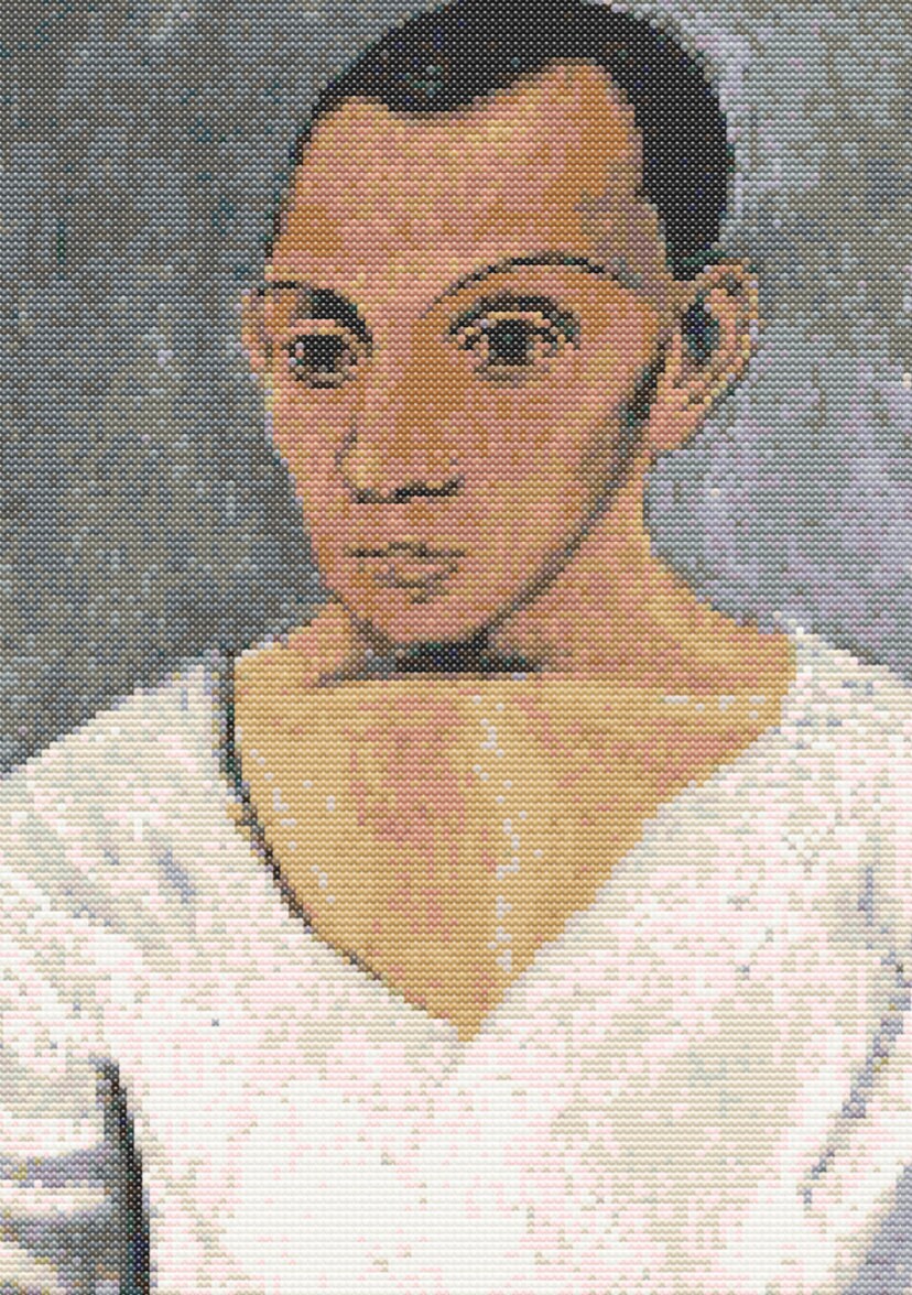 Pablo Picasso Self-portrait Cross Stitch Pattern, Instant Download ...