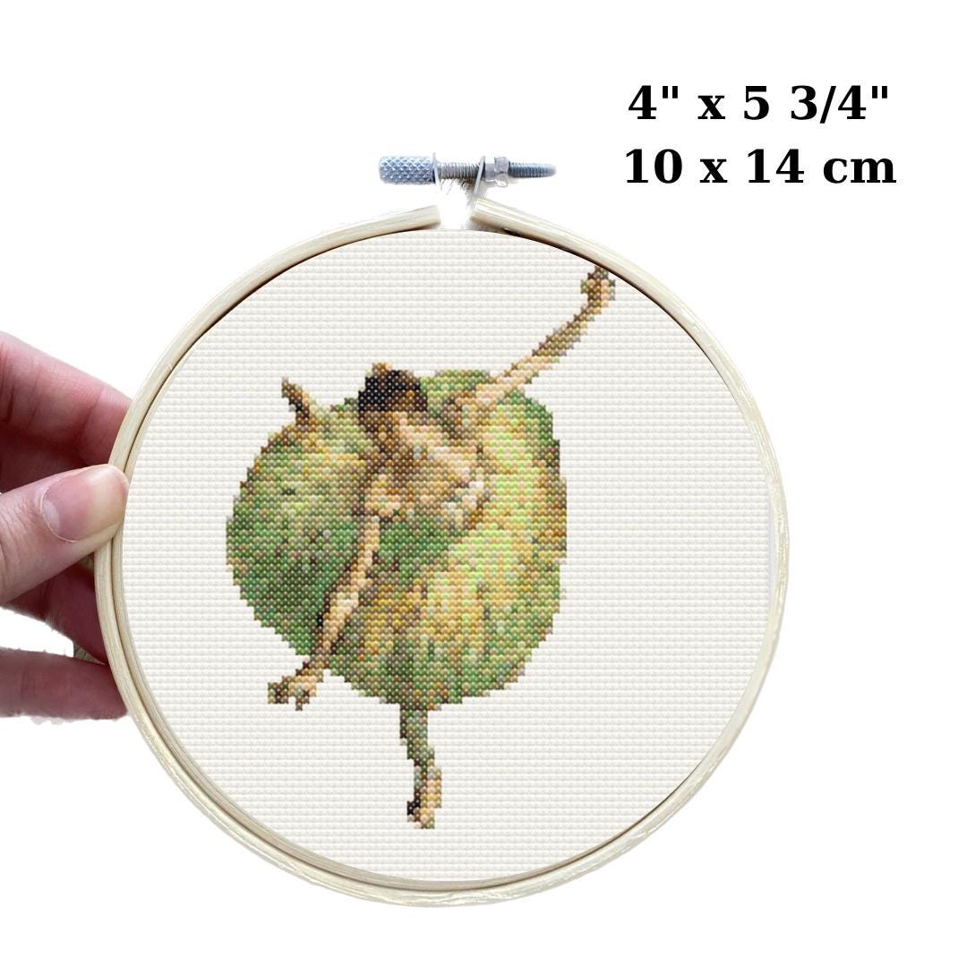 Edgar Degas Dancer Cross Stitch Pattern, Beginner Easy Xstitch (PDF ...