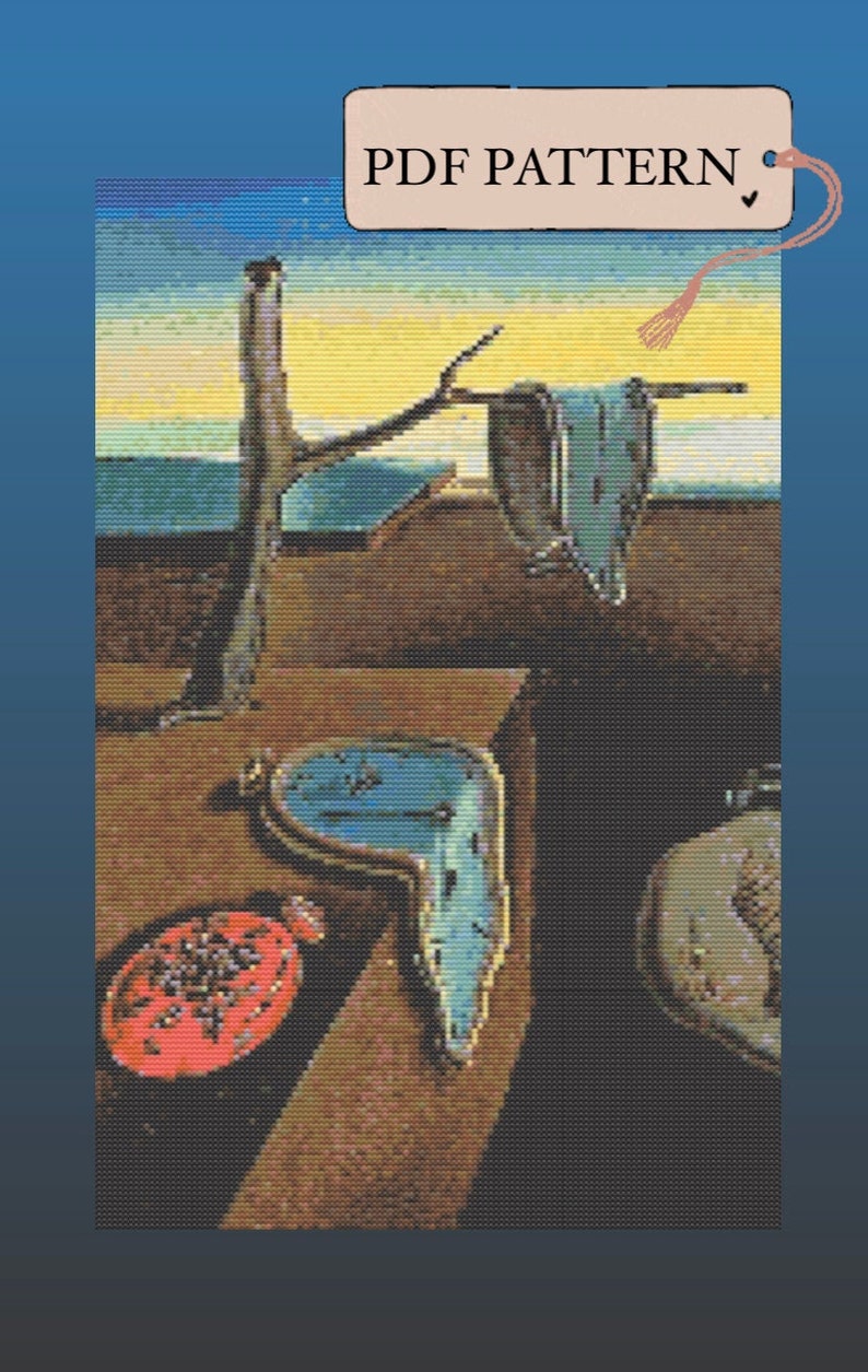 The Persistence of Memory / Salvador Dali / Small Mini Art - Etsy