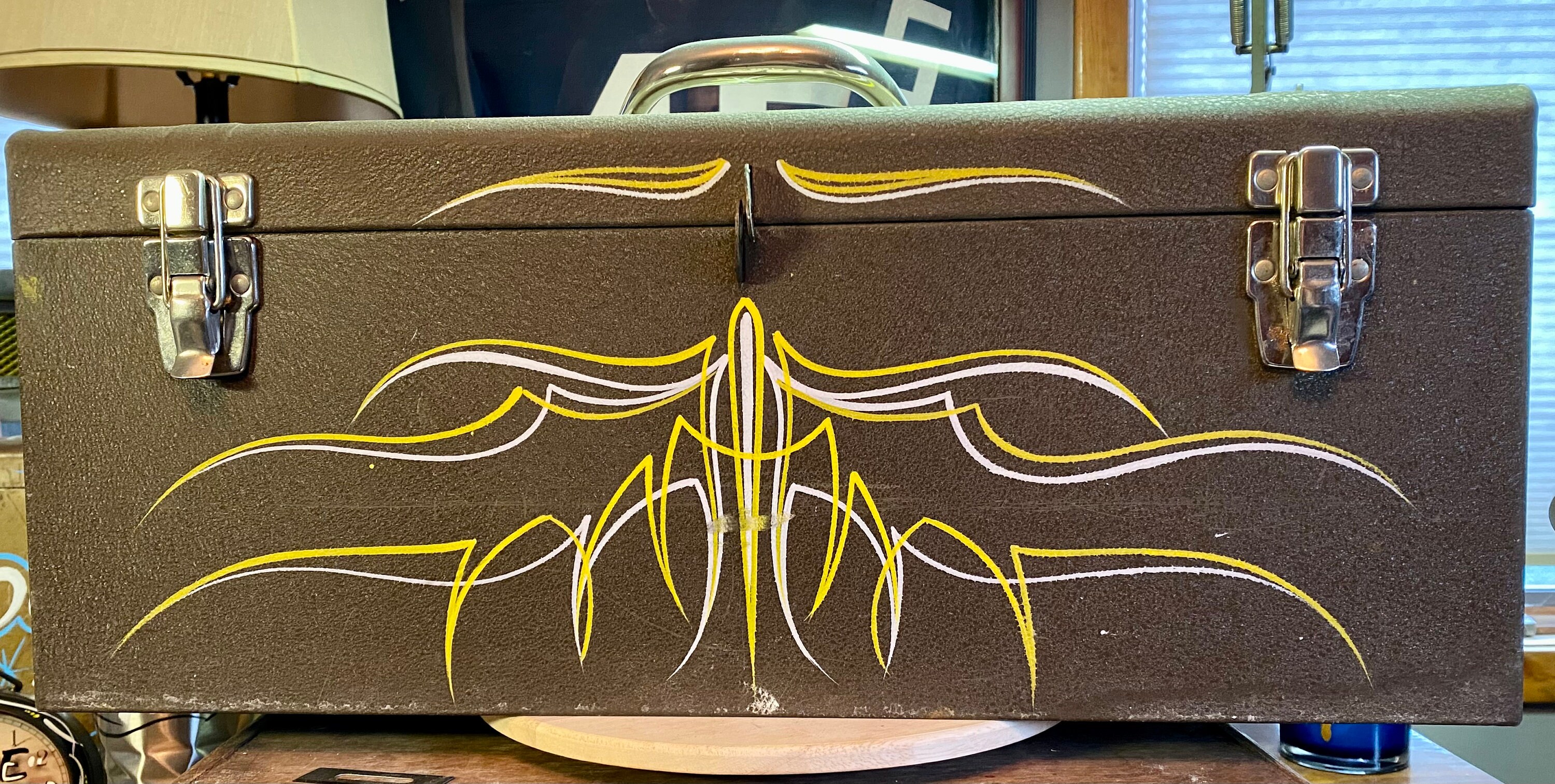 Handyman Park Toolbox With Custom Pinstriping and Lettering - Etsy