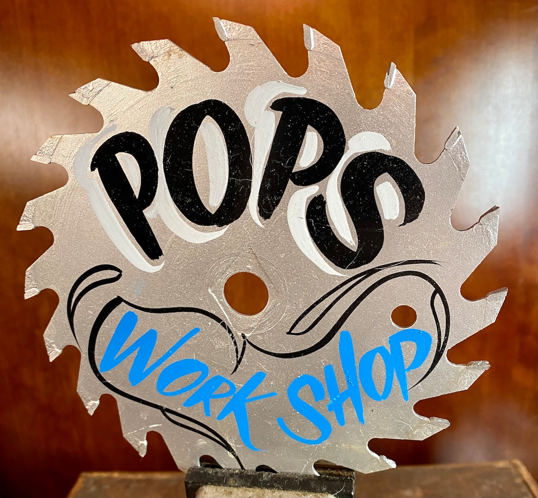 Saw Blade Pops Workshop, Hand Painted and Pinstriped - Etsy