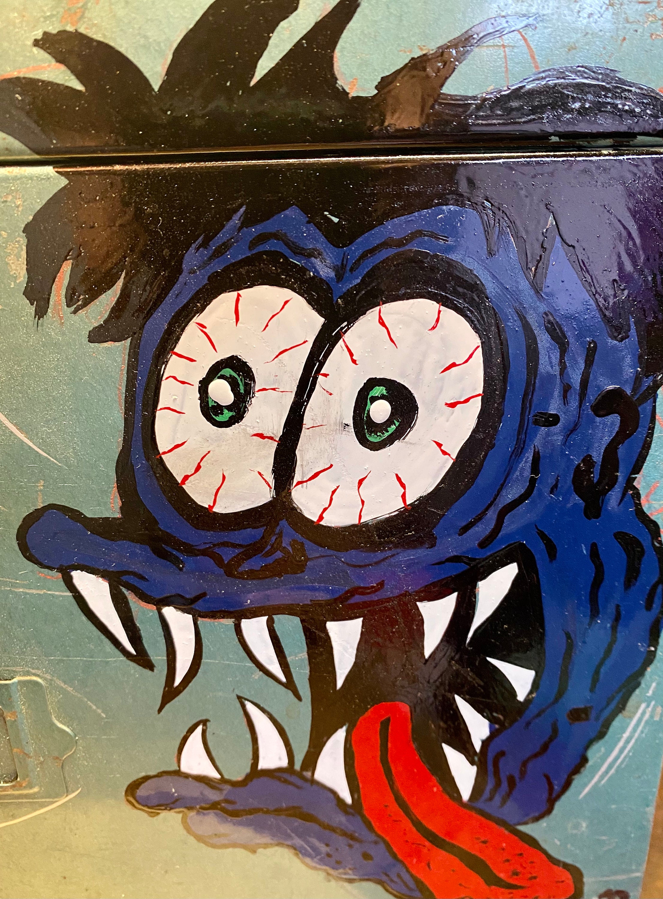 Purple Monster Metal File Cabinet - Etsy