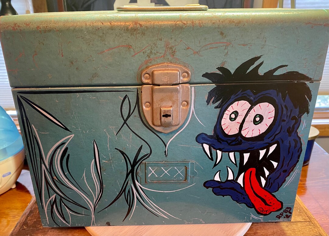 Purple Monster Metal File Cabinet - Etsy