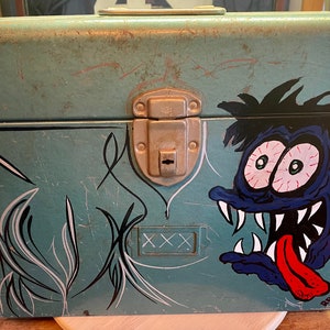 Purple Monster Metal File Cabinet - Etsy