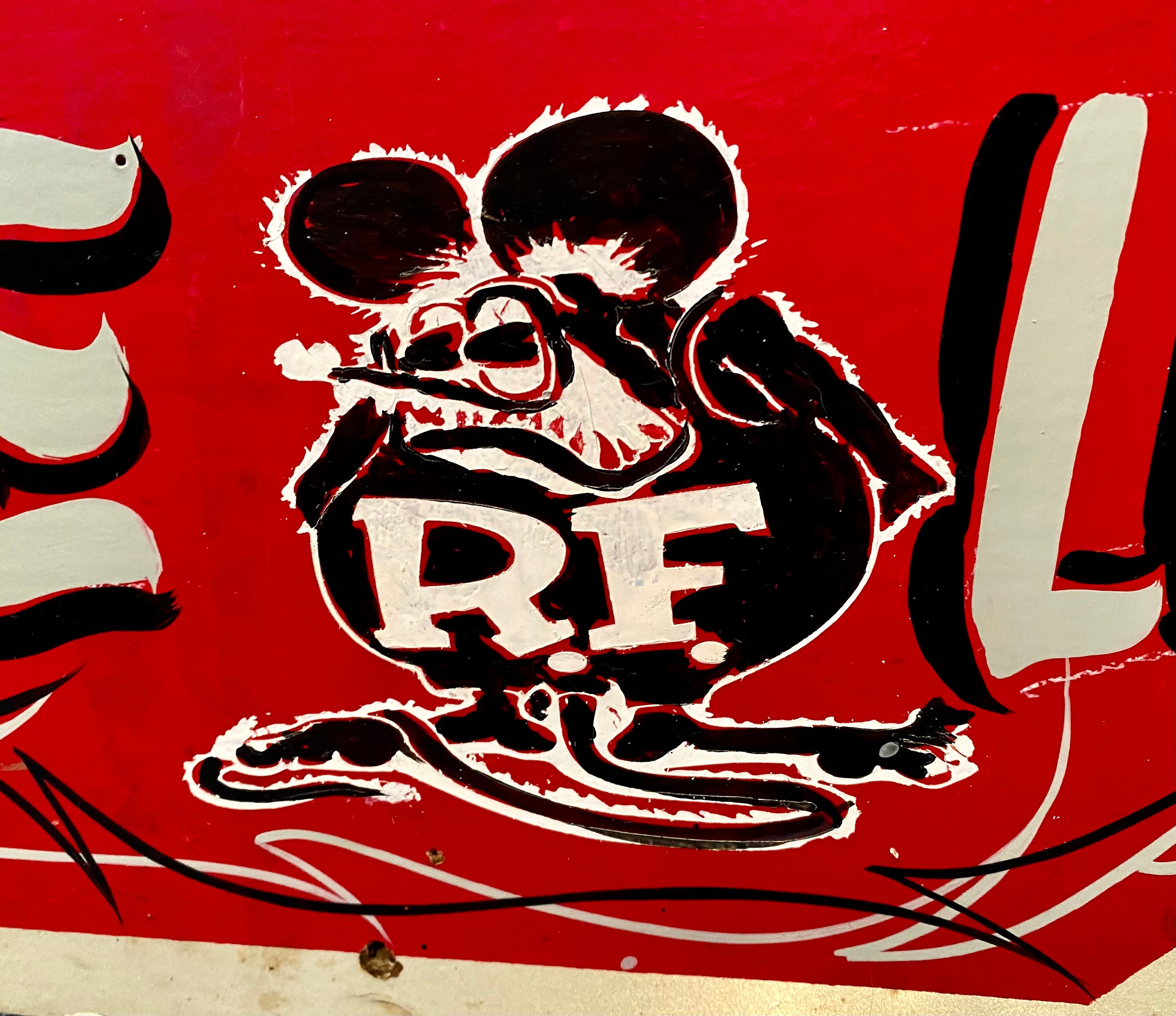 Wood Stop Sign - Rat Fink Striping and Lettering - Etsy