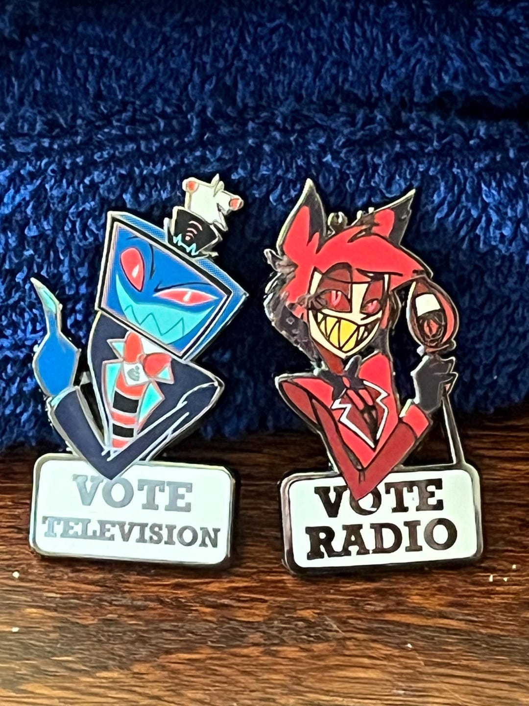 Vote Radio Vote Television Pins - Etsy