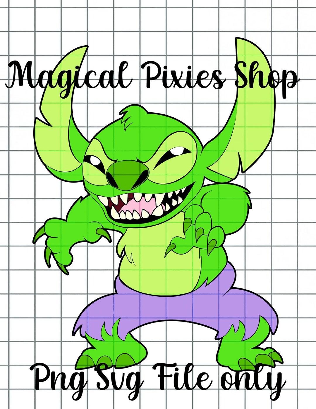 Stitch SVG PNG Layered Image - Etsy