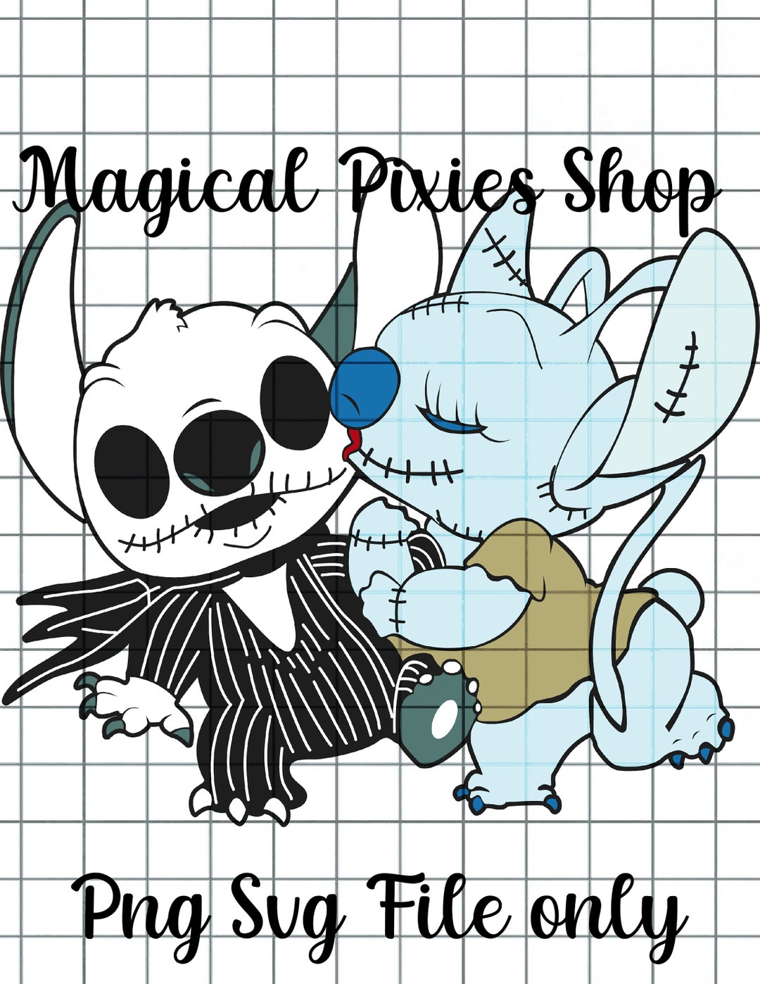 Stitch SVG PNG Layered Image - Etsy Hong Kong
