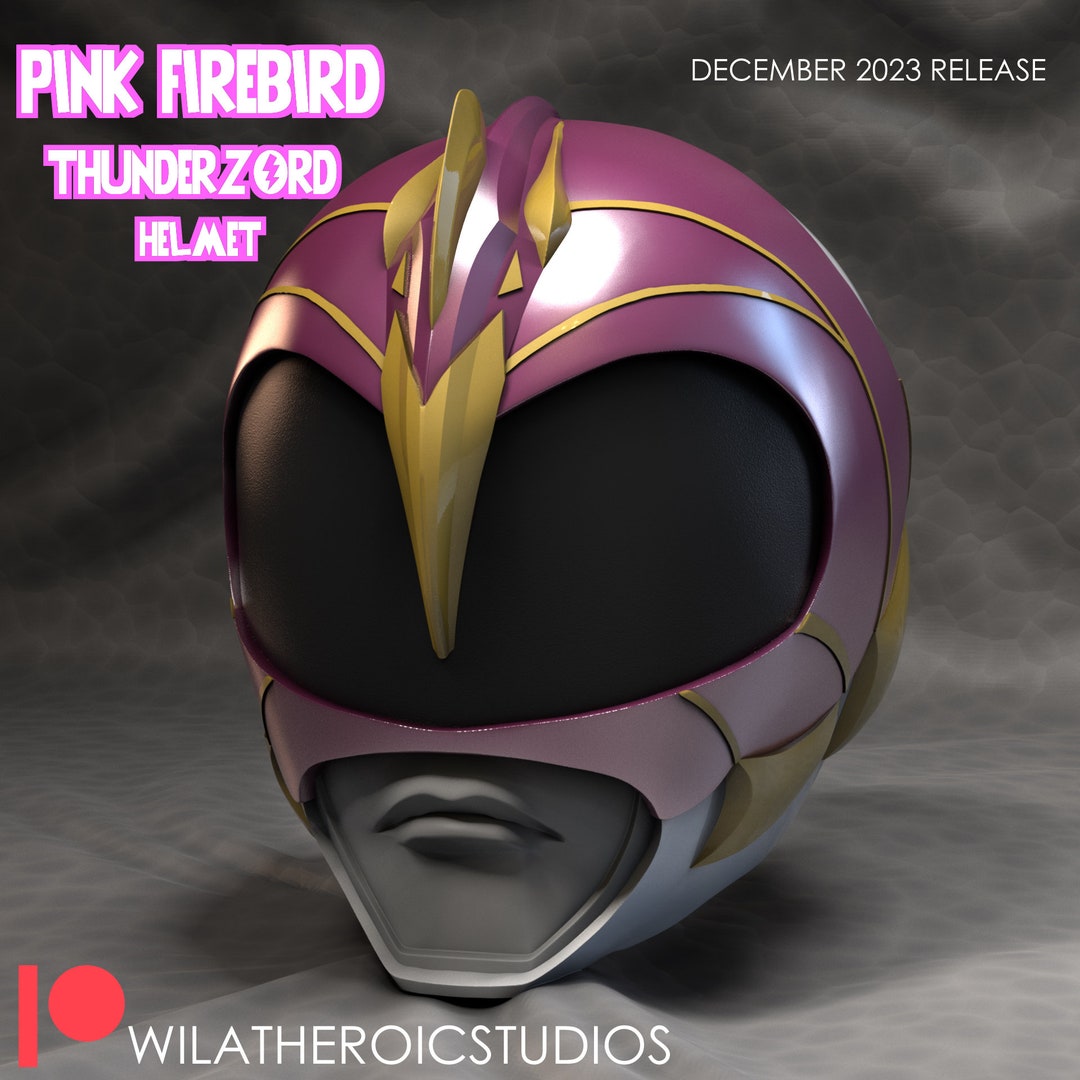 Pink Firebird Thunderzord Helmet - Etsy UK