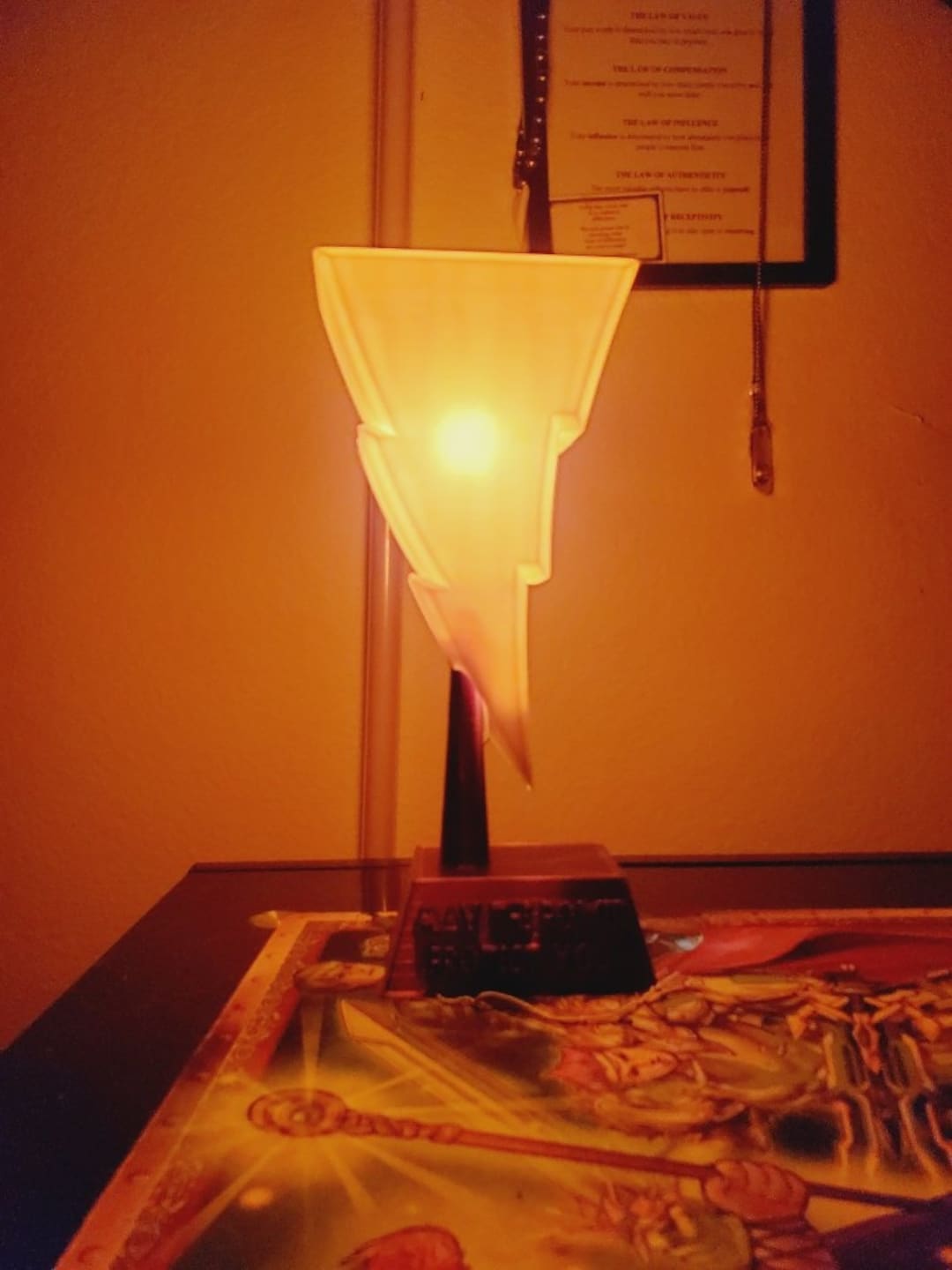 Power Rangers Lightning Emblem Lamp - Etsy