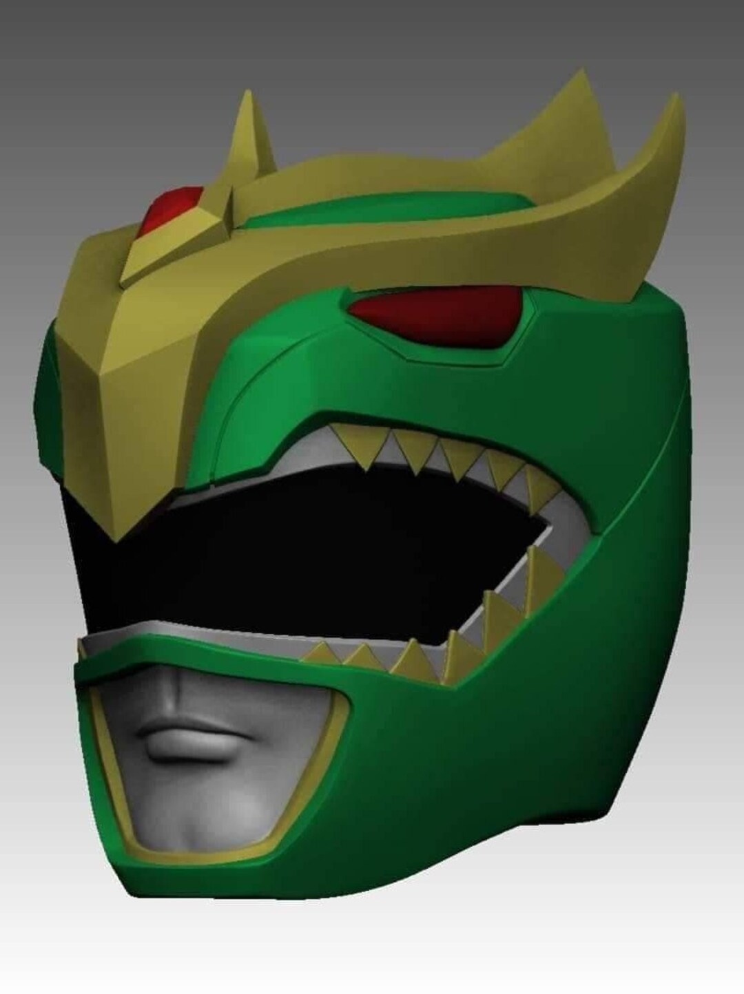 Green Ranger [matthew Cook Version] Helmet 3D File *join My Patreon and ...