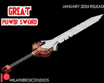 Power Dragon Sword STL 3D Print File Ranger - Etsy