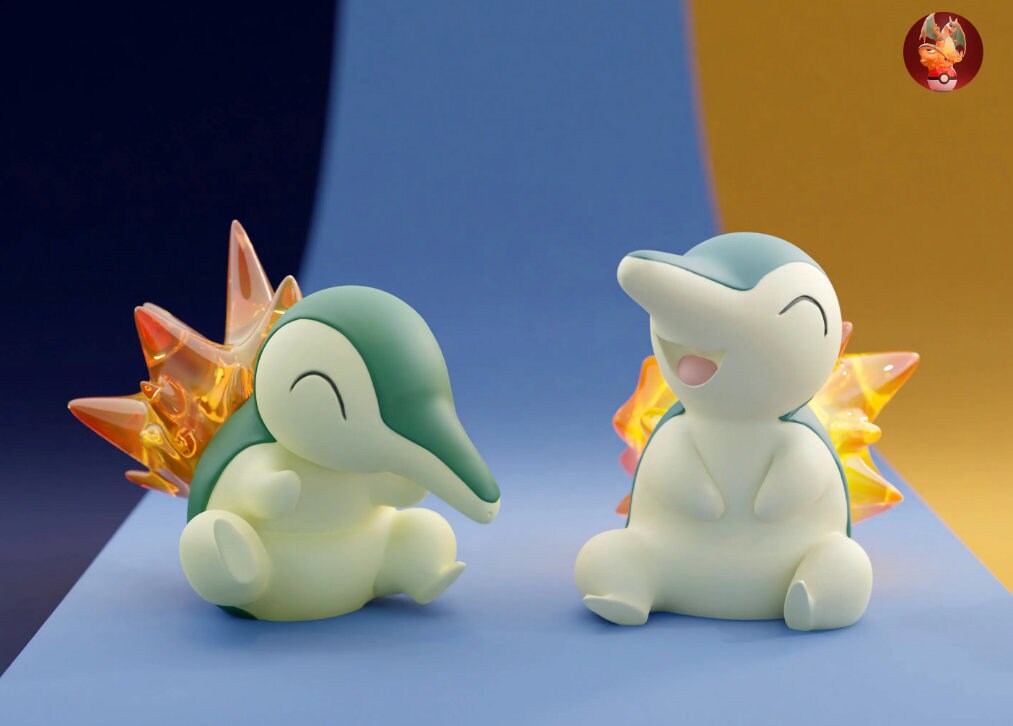 Poke-mini Cyndaquil Resin Figurine - Etsy
