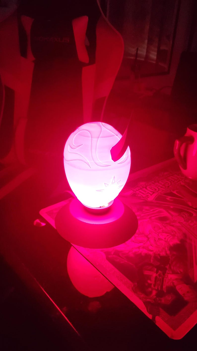 Digi Egg of Courage Lamp - Etsy