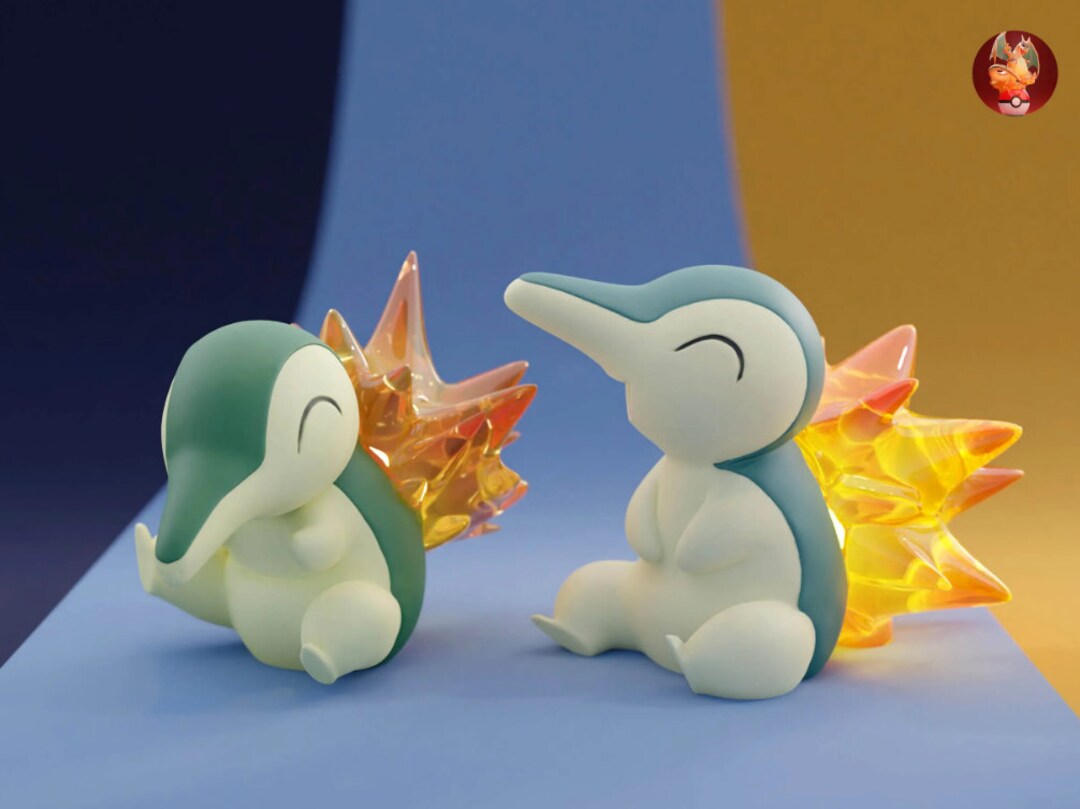 Poke-mini Cyndaquil Resin Figurine - Etsy