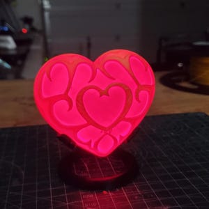 Heart Container Mini Lamp - Etsy