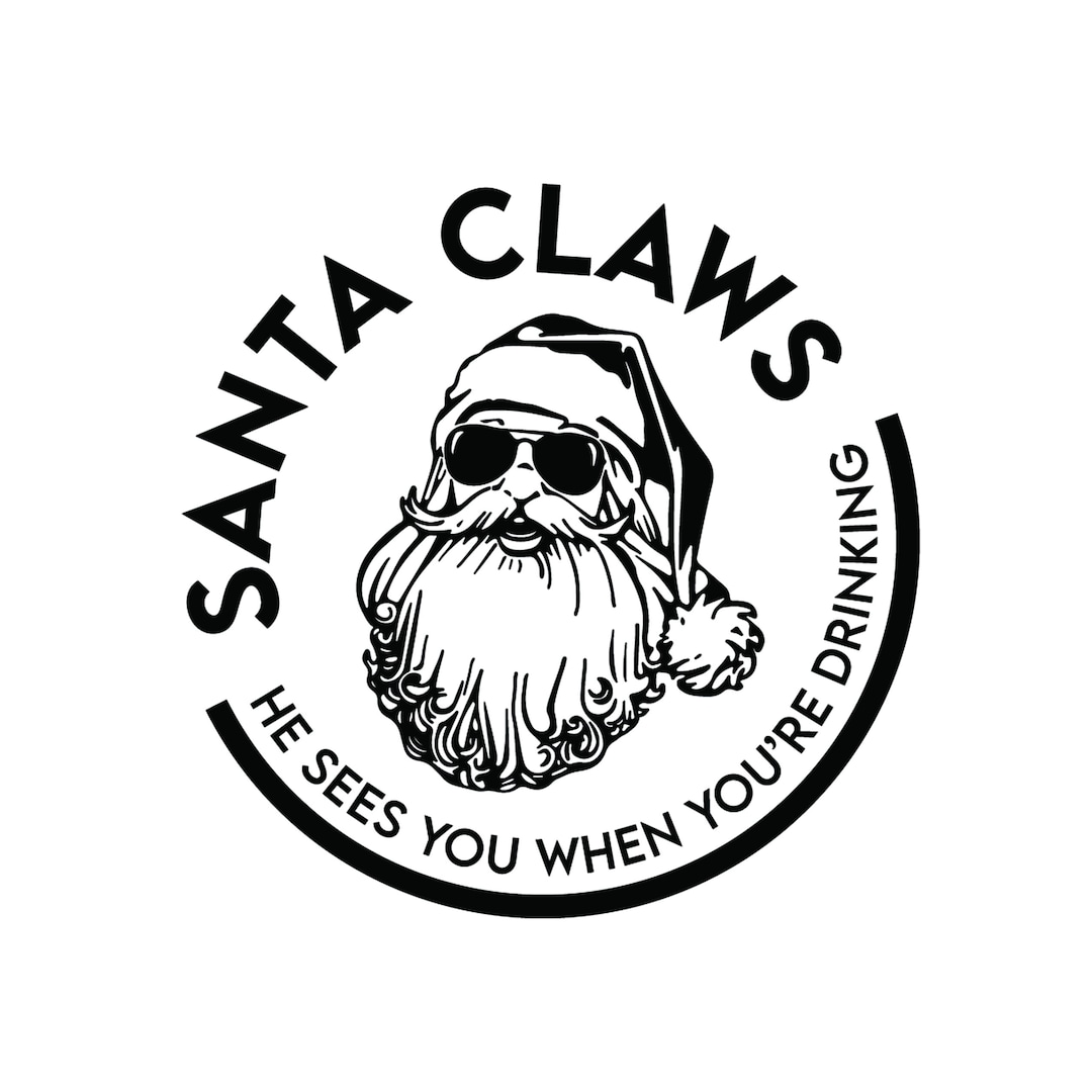 Santa Claws Instant Download *DIGITAL FILE* - Etsy