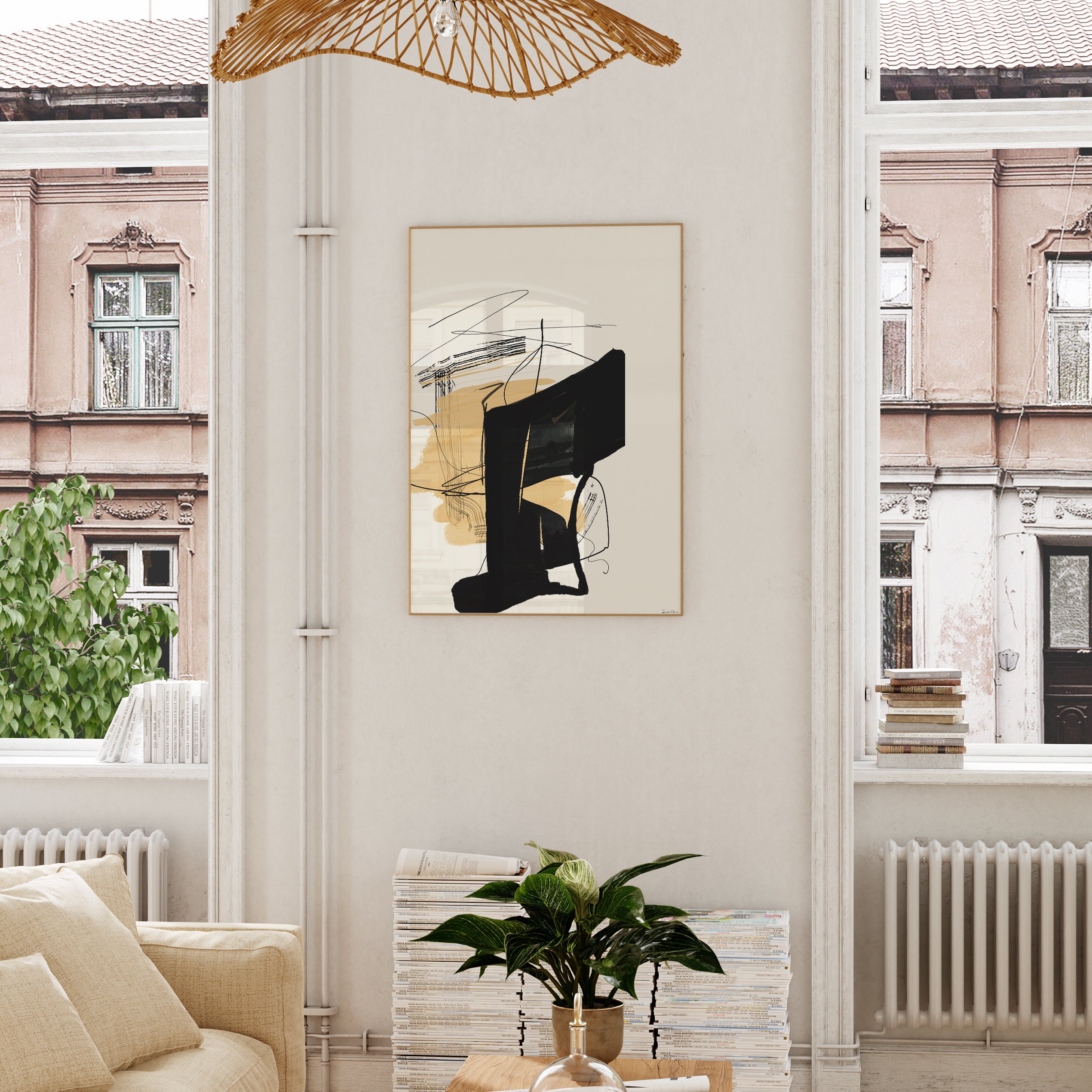 Minimalist Fine Line Printable Art for Wall Decor and Housewarming Gift ...