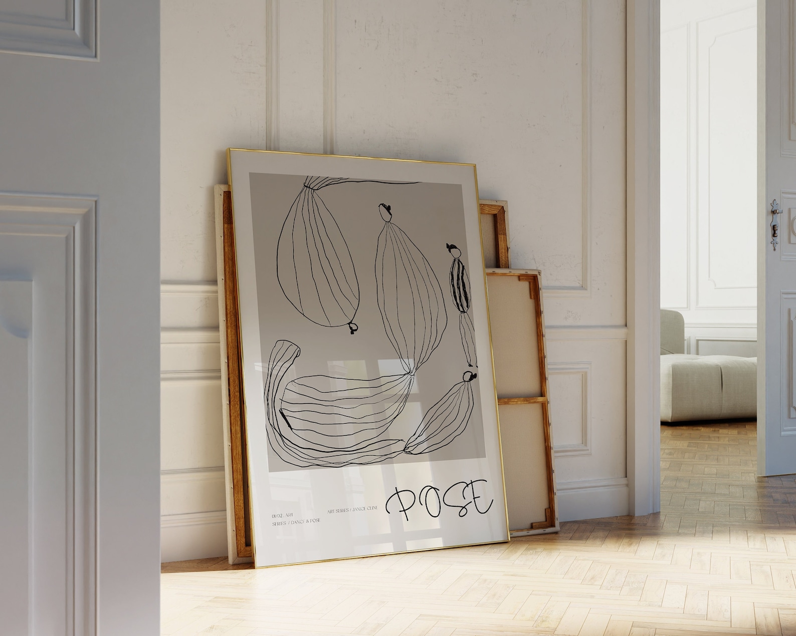 Japandi Wall Art, Black and Beige Abstract Print. Wabi Sami Wall Art ...