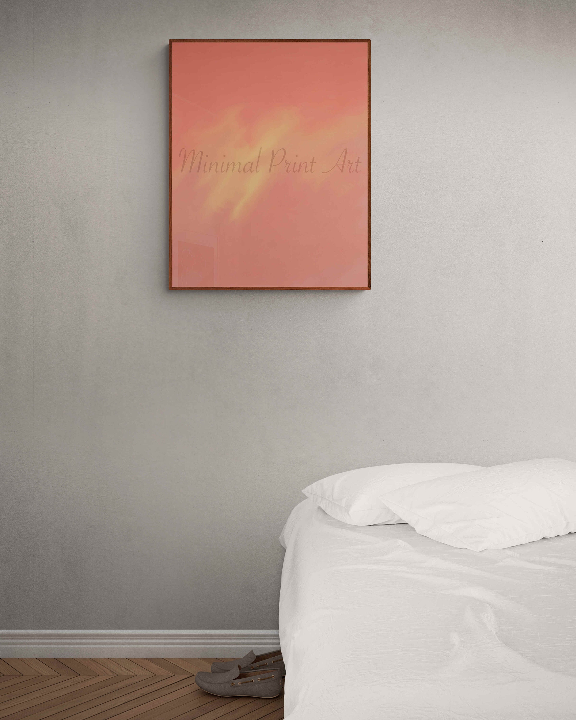 The Sunset Minimalist Art, Downloadable Art, Abstract Modern Printable ...