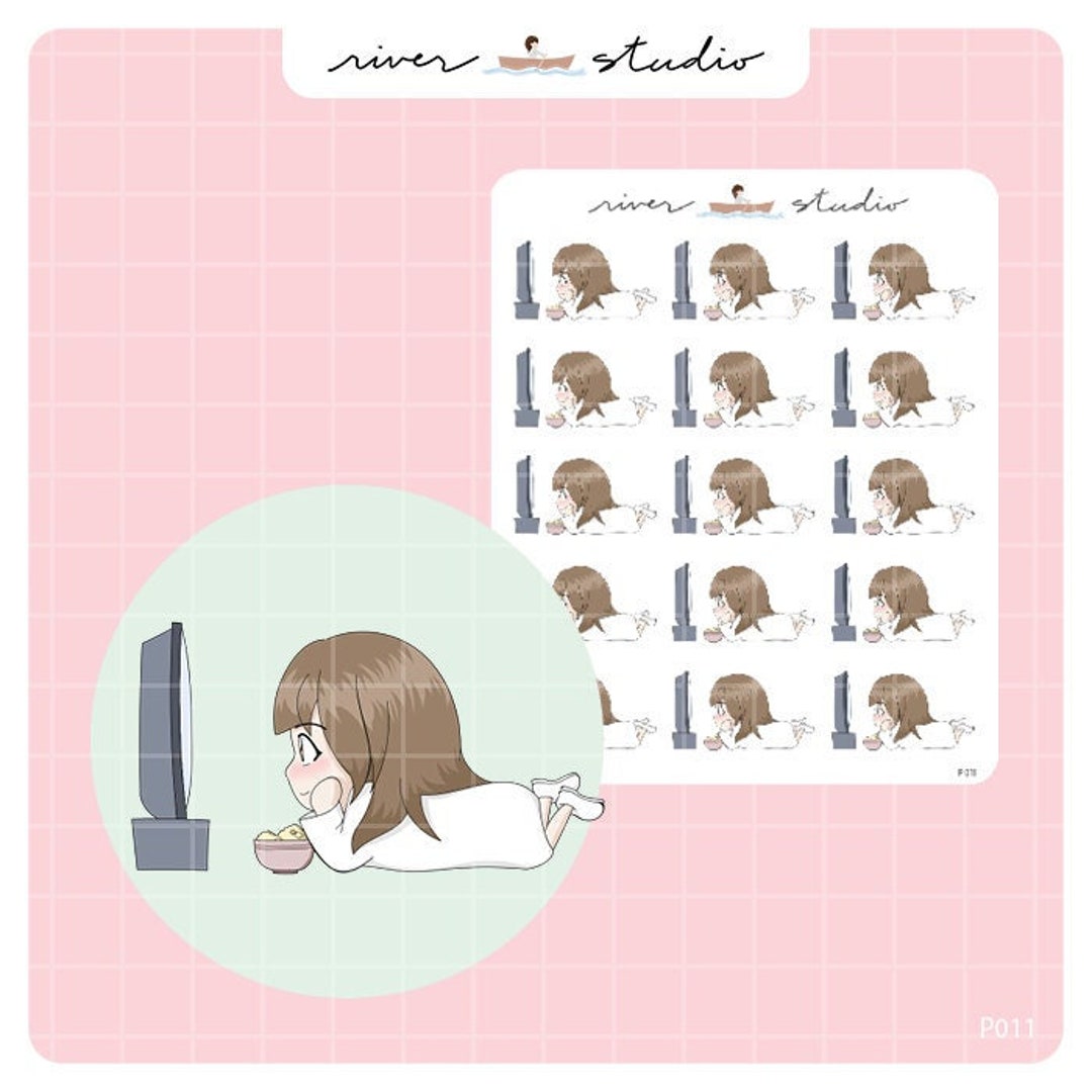 Movie Night Sticker Netflix Sticker TV Sticker New Show - Etsy