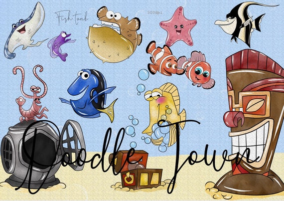 Finding Nemo Tank Characters