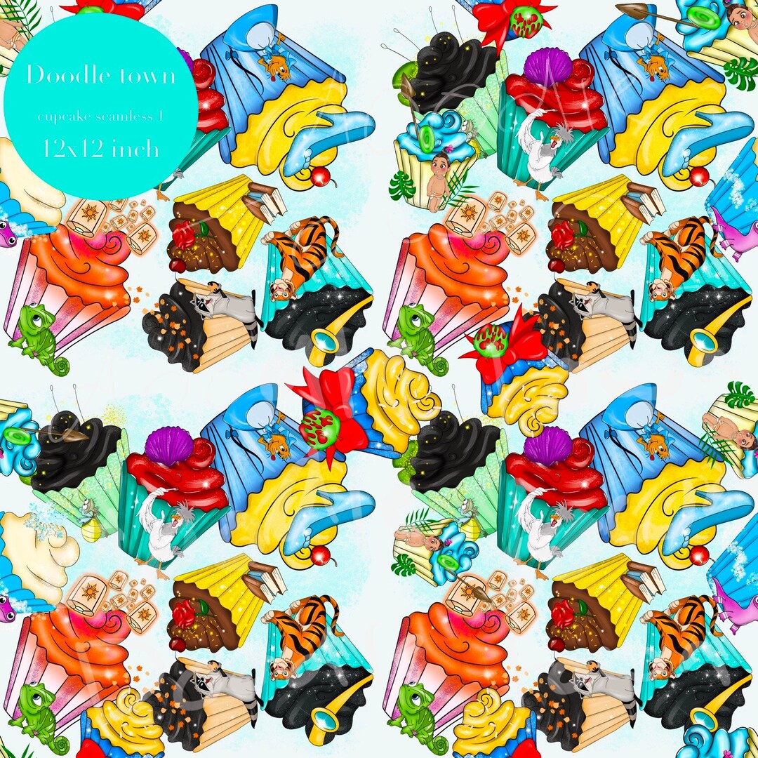 Princess Seamless Pattern, Sublimation, Prince Seamless File, Pattern ...