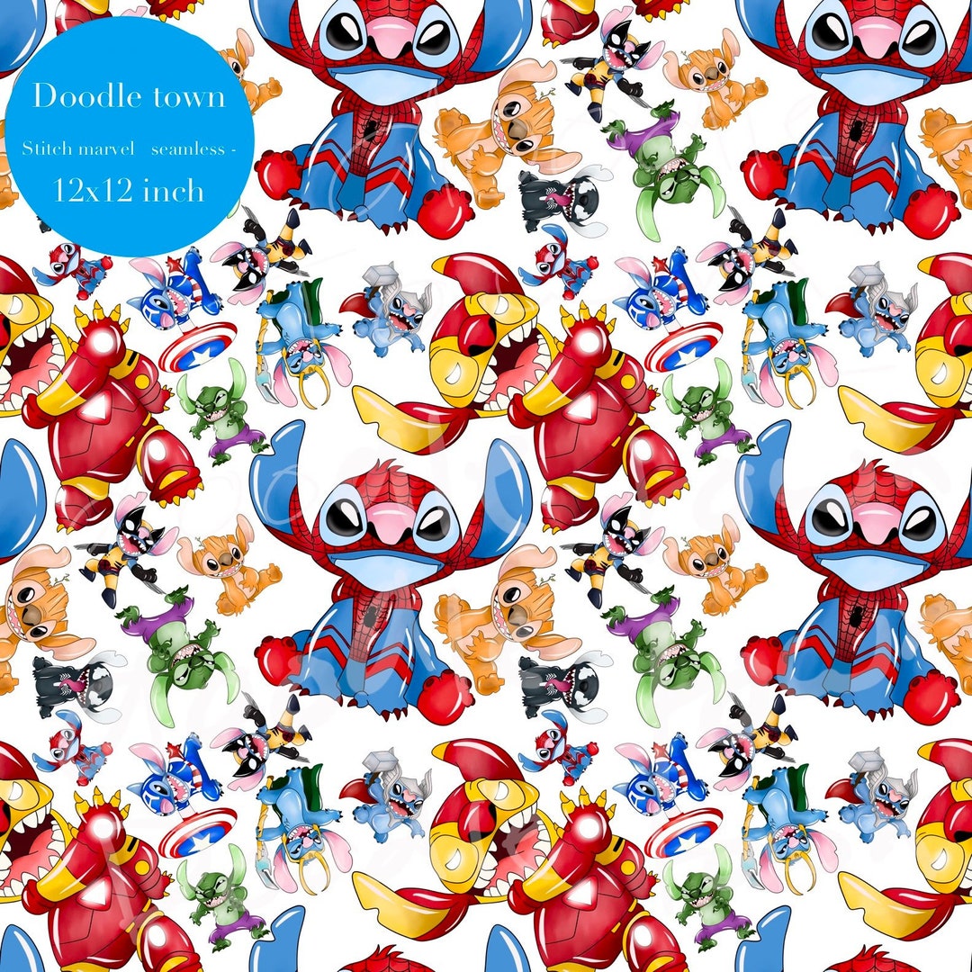 Stitch Seamless Design, Watercolour Stitch Design , Sublimation Digital ...