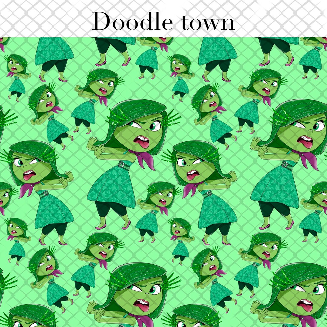 Inside Seamless Design Disgust Seamless Pattern Disgust - Etsy
