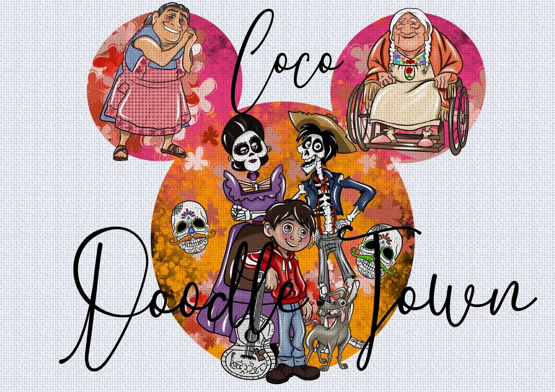 Coco Clipart, Coco Family Clipart, Png, Sublimation Clipart, Sugar ...