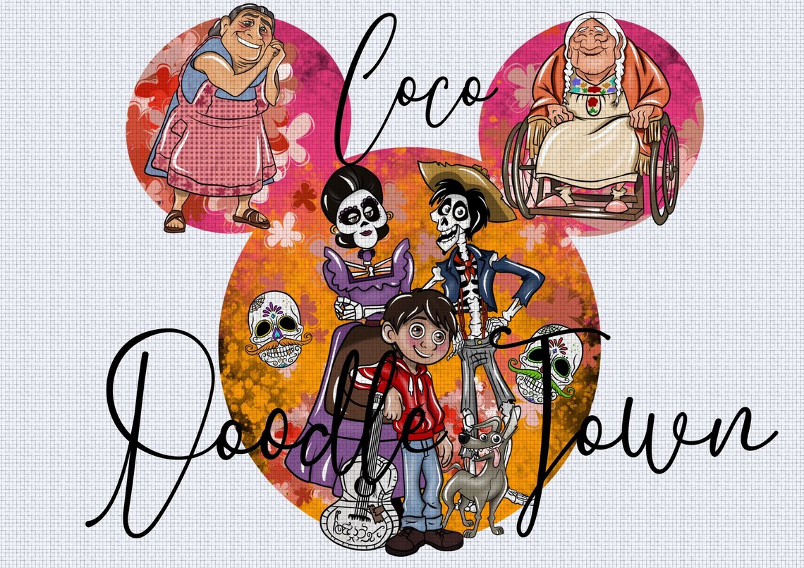 Coco Clipart Coco Family Clipart Png Sublimation Clipart - Etsy