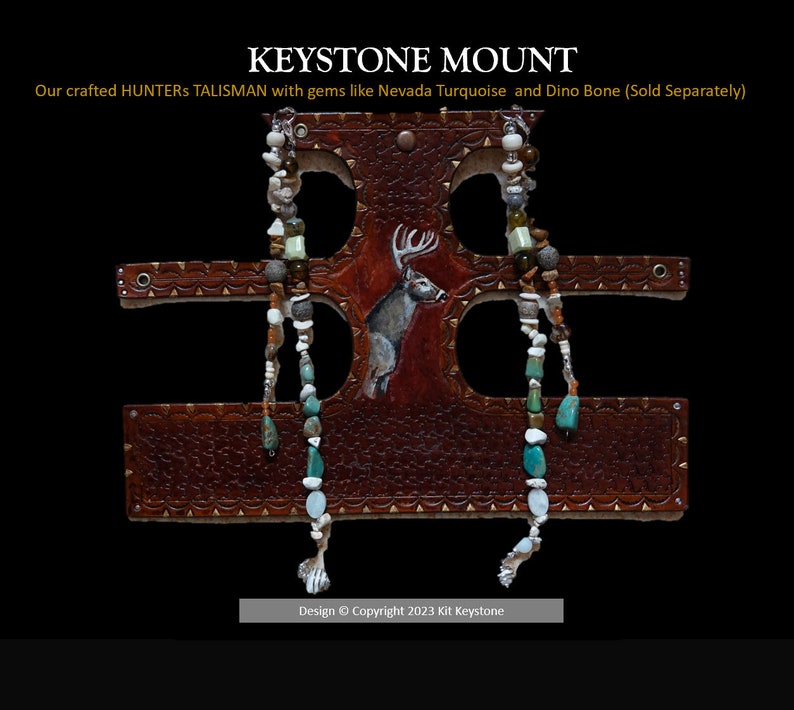 Deer Skull Mount DIY Kit, Whitetail Deer Tooled and Painted on Leather ...