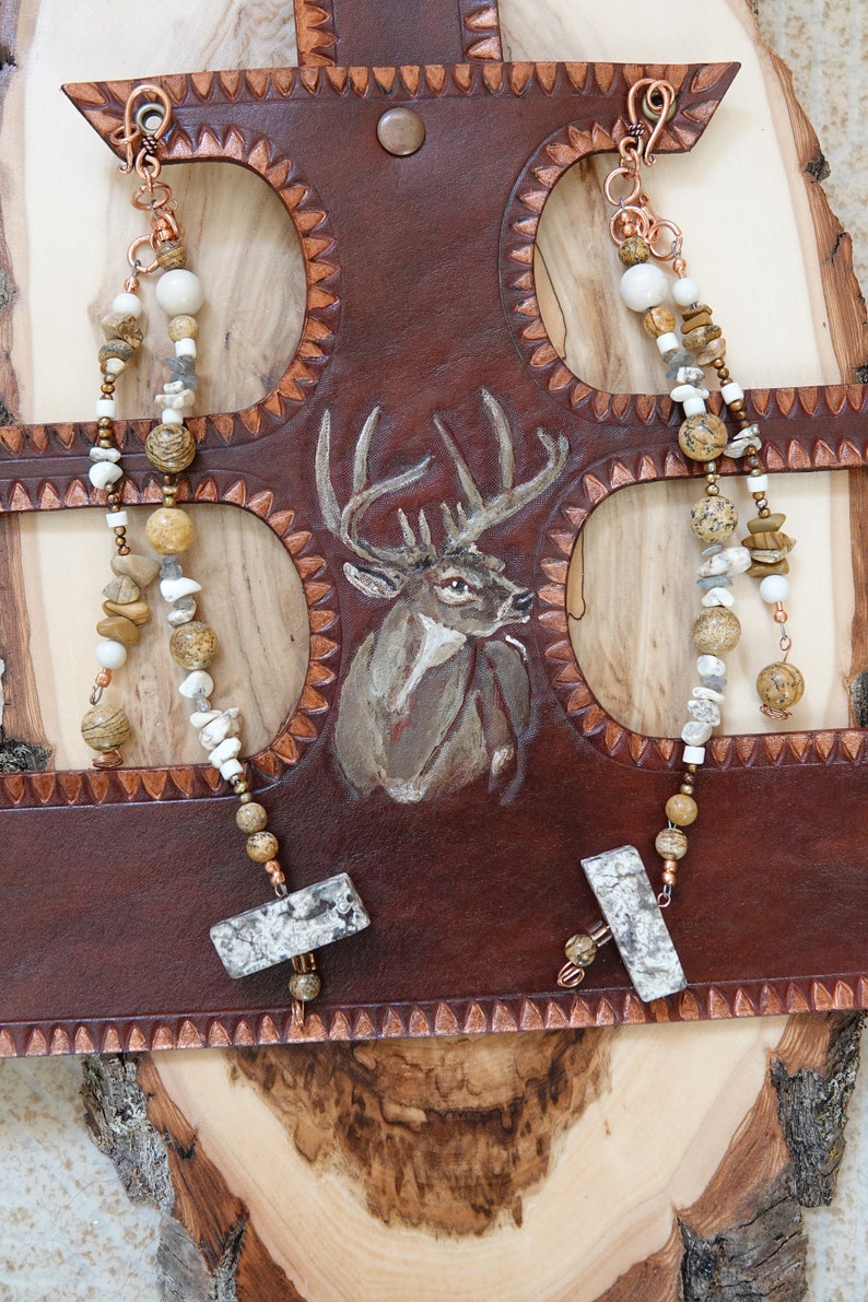 Deer Skull Mount DIY Kit, Whitetail Deer Design on Leather, KEYSTONE ...