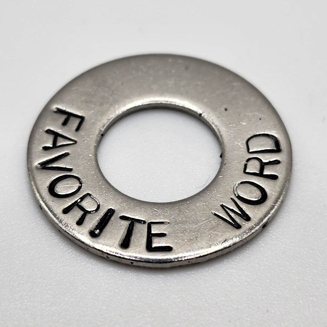 Custom Personalized Stainless Steel Washers - Personalized Pocket Coins ...