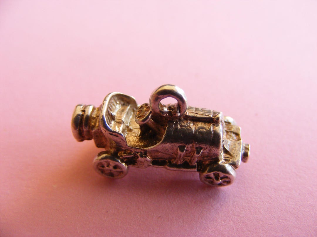 Vintage Sterling Silver Charm Motor Car Charms Pendant 925 (L) - Etsy