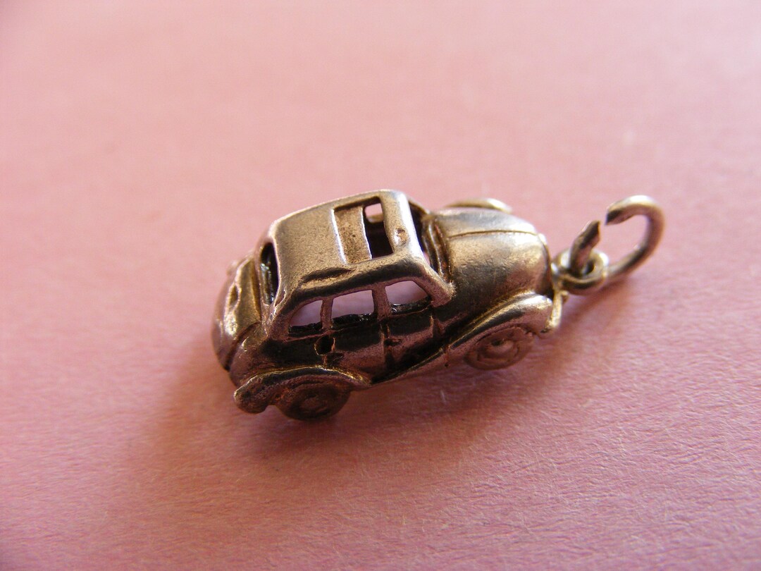 Vintage Sterling Silver Charm: Motor Car (S) - Etsy