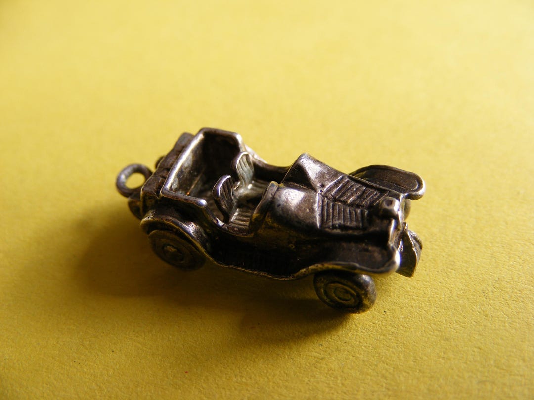 Vintage Sterling Silver Charm Motor Car Opens Charms Pendant 925 (D) - Etsy
