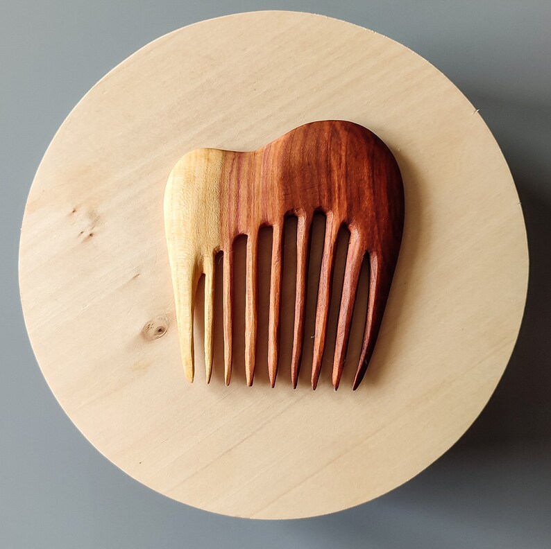 Hand Carved Elegant Wooden Hair Comb for Thick Hair / Elegant - Etsy