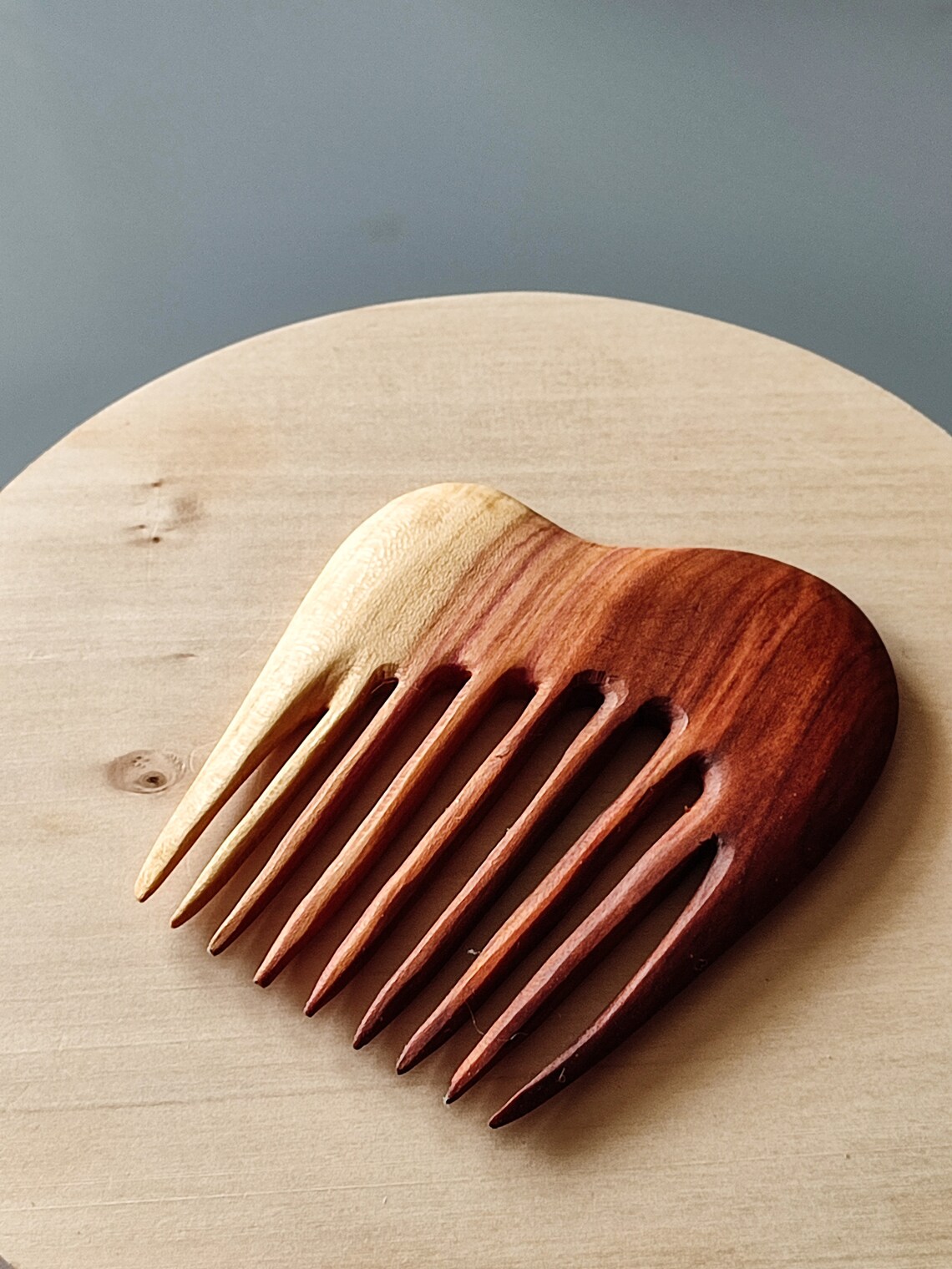 Hand Carved Elegant Wooden Hair Comb for Thick Hair / Elegant - Etsy